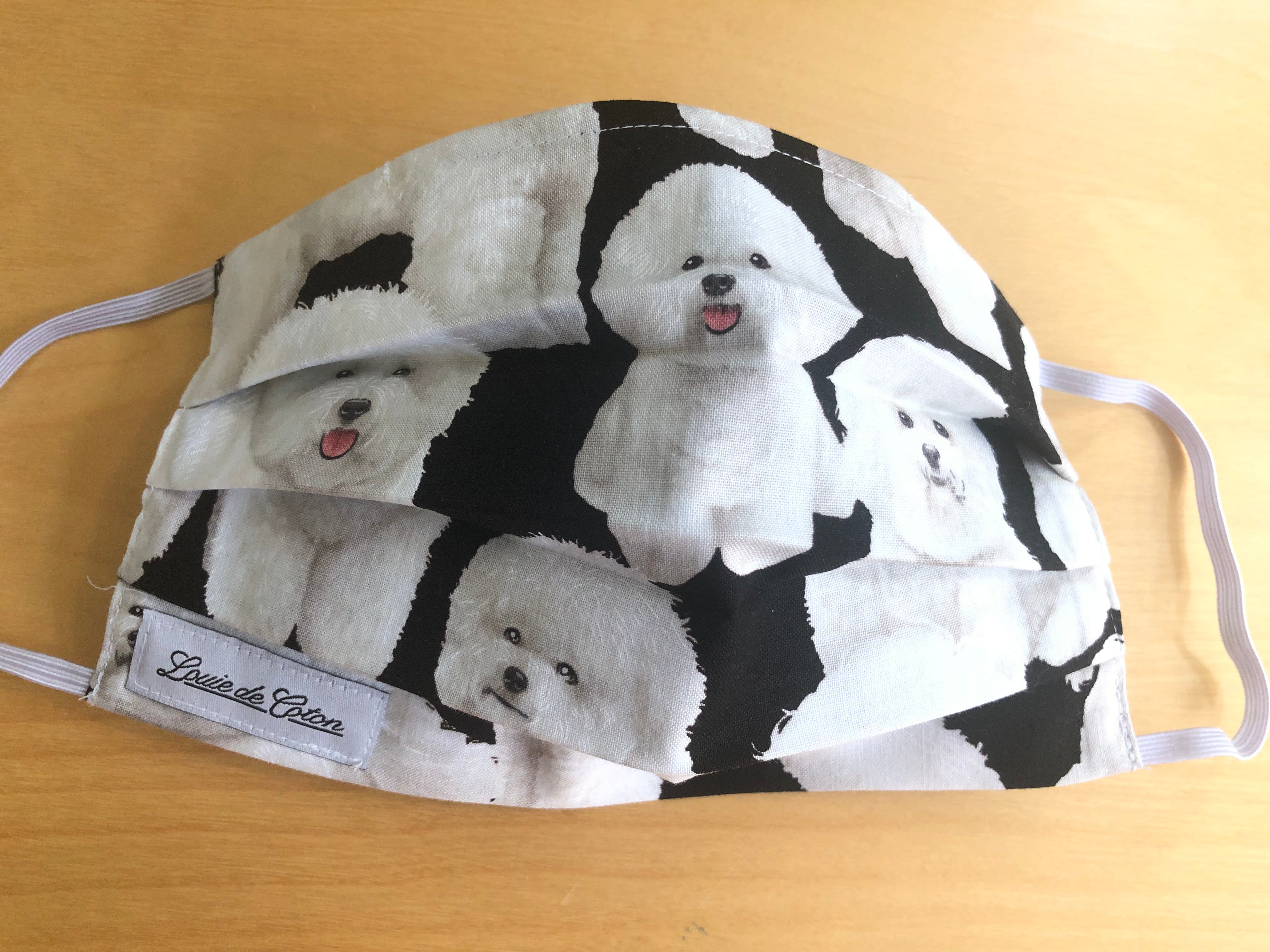 Handmade Designer Cotton Face Mask - Louie de Coton