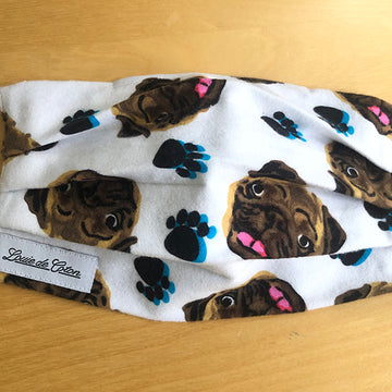 Handmade Designer Cotton Face Mask - Louie de Coton